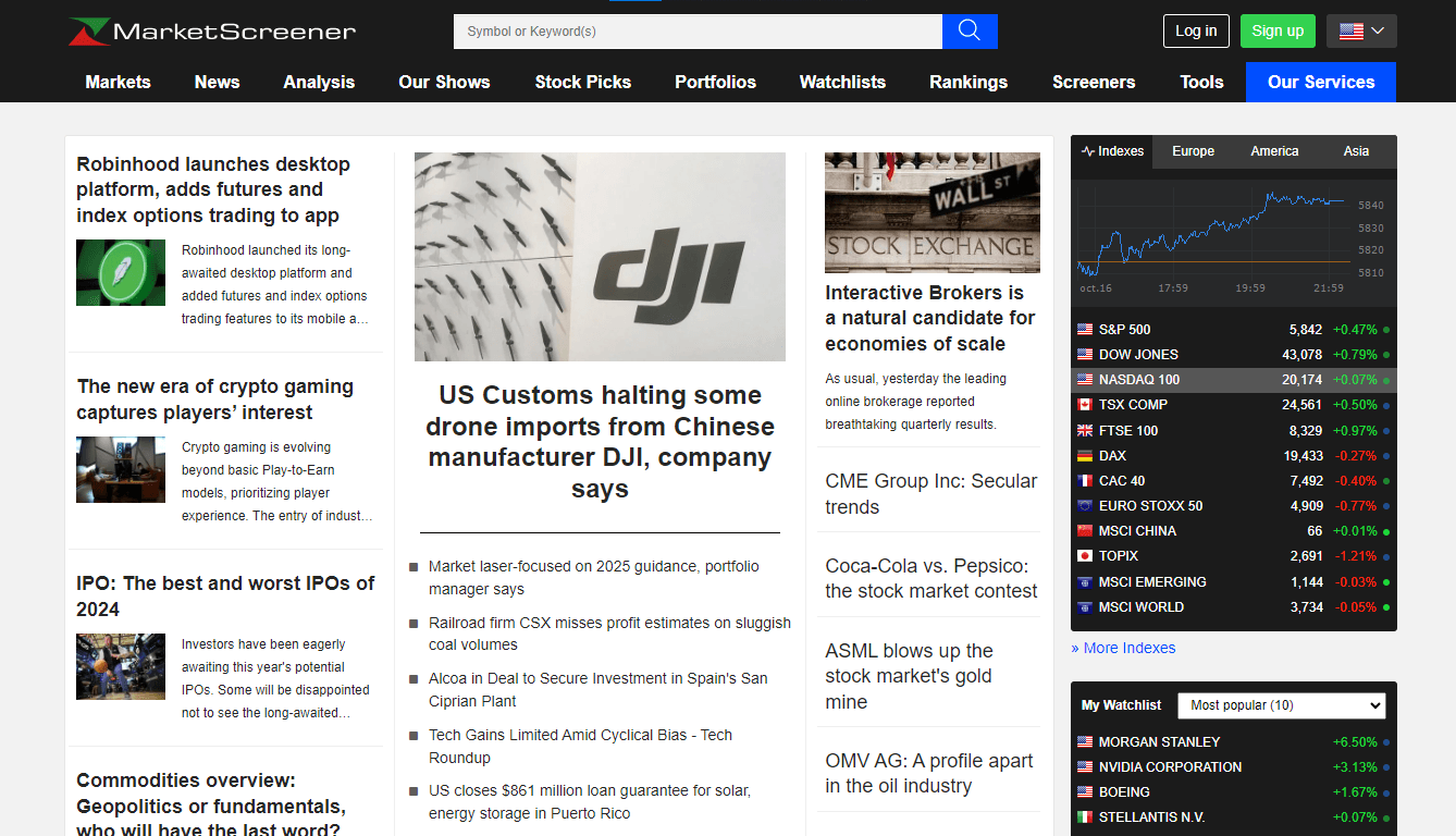 Los 8 Mejores Screeners de Acciones en octubre 2025